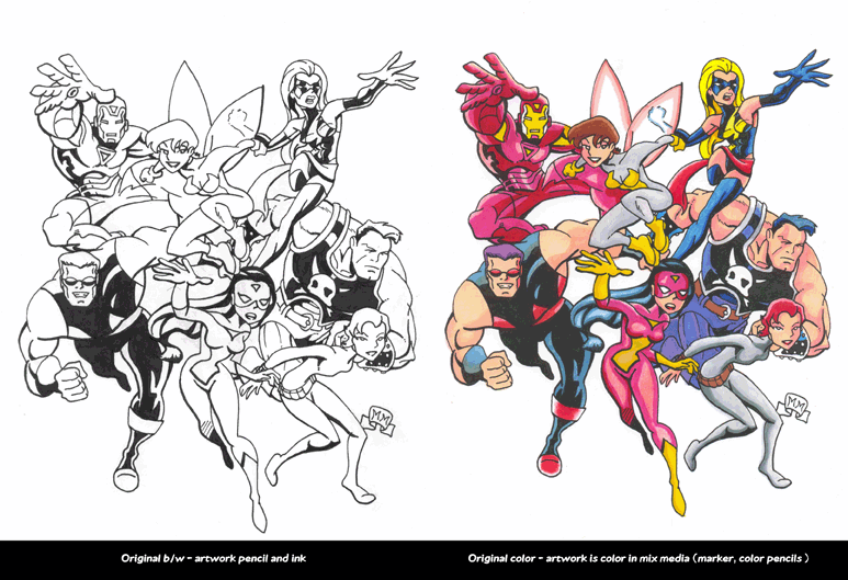 Bruce Timm Art Style